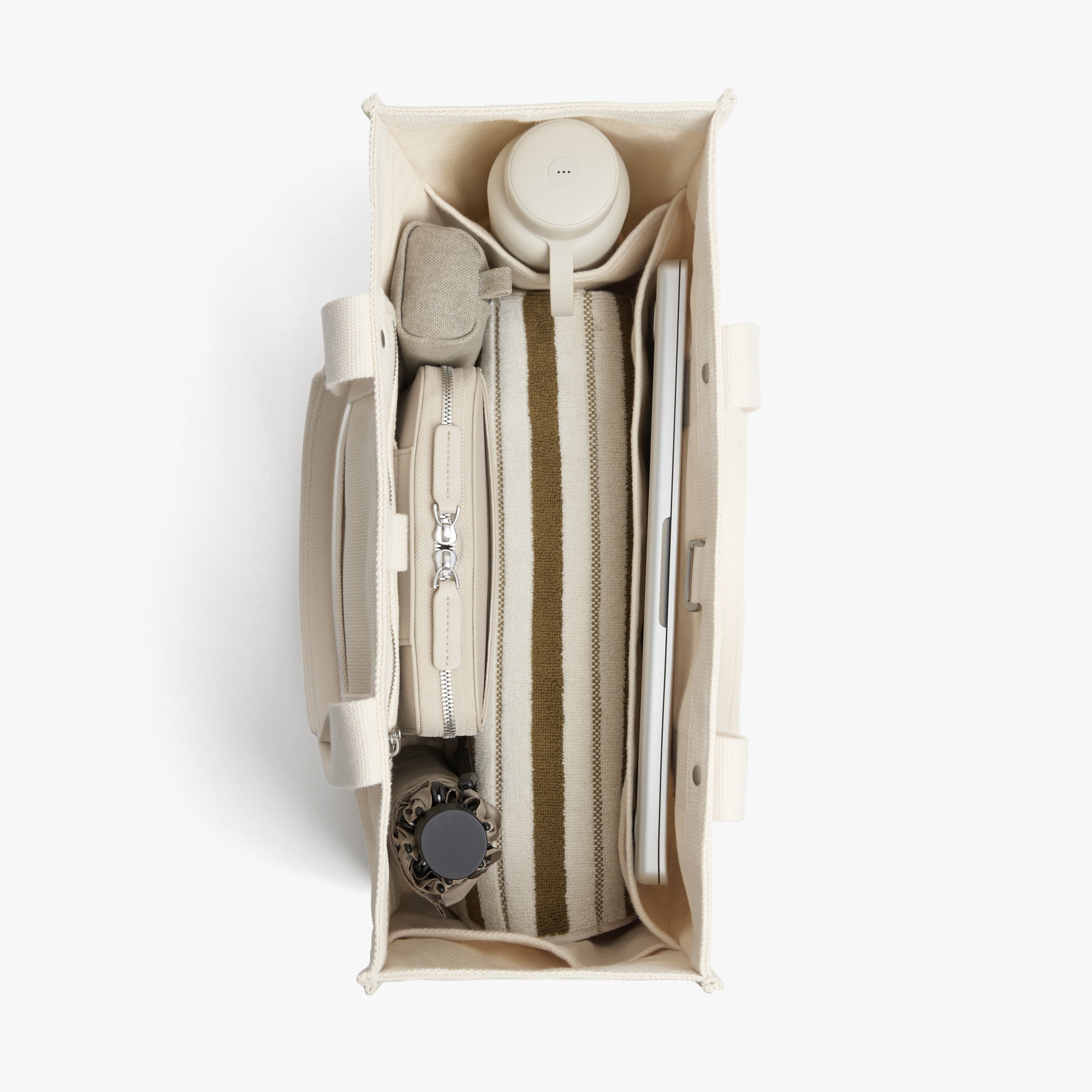 Gesso Tote, Premium Cotton Canvas Travel Bag | Monos Luggage