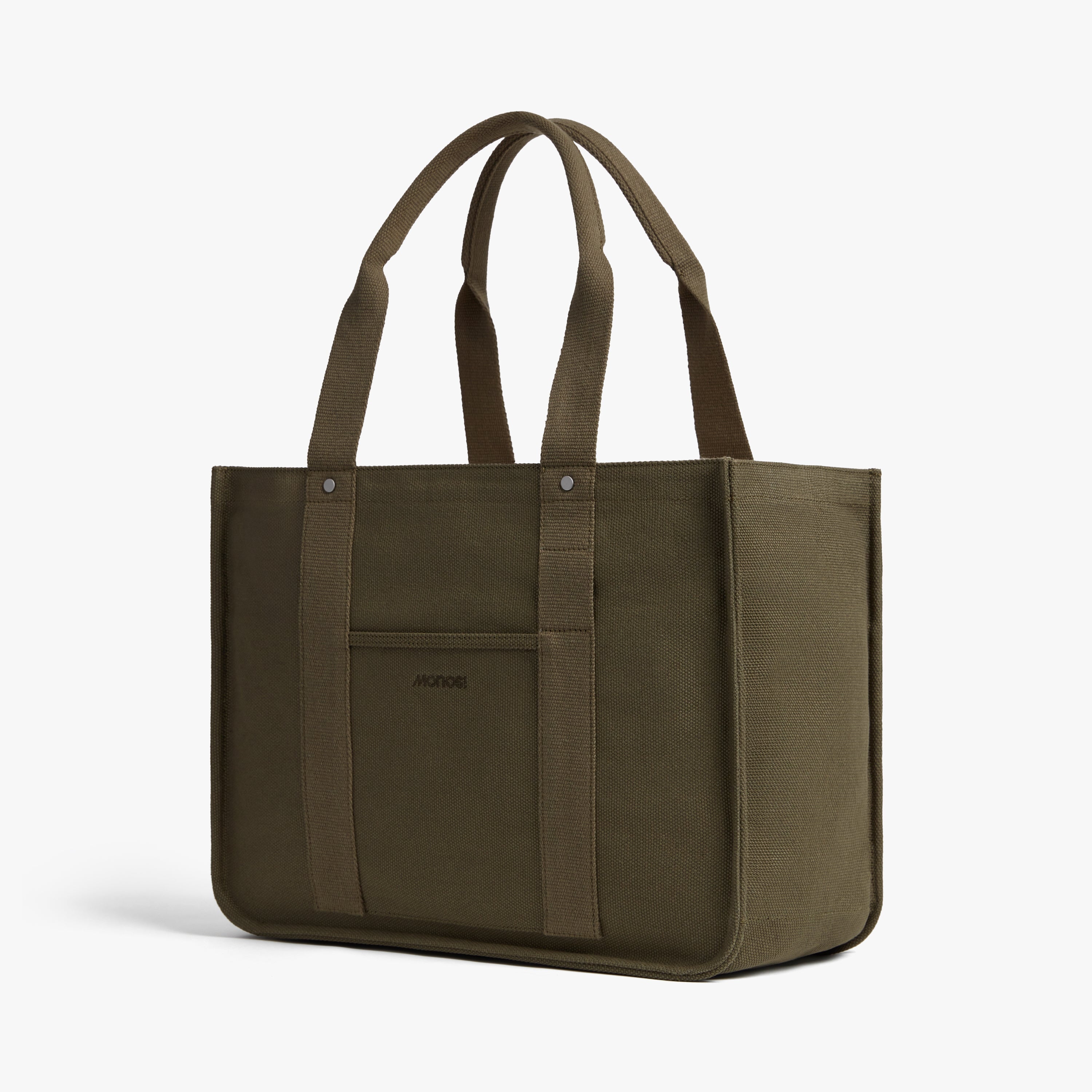Gesso Tote, Premium Cotton Canvas Travel Bag | Monos Luggage