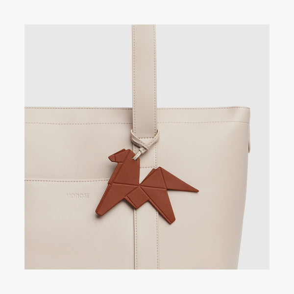 Origami Horse Charm – Vegan Leather Bag Charm | Monos Luggage