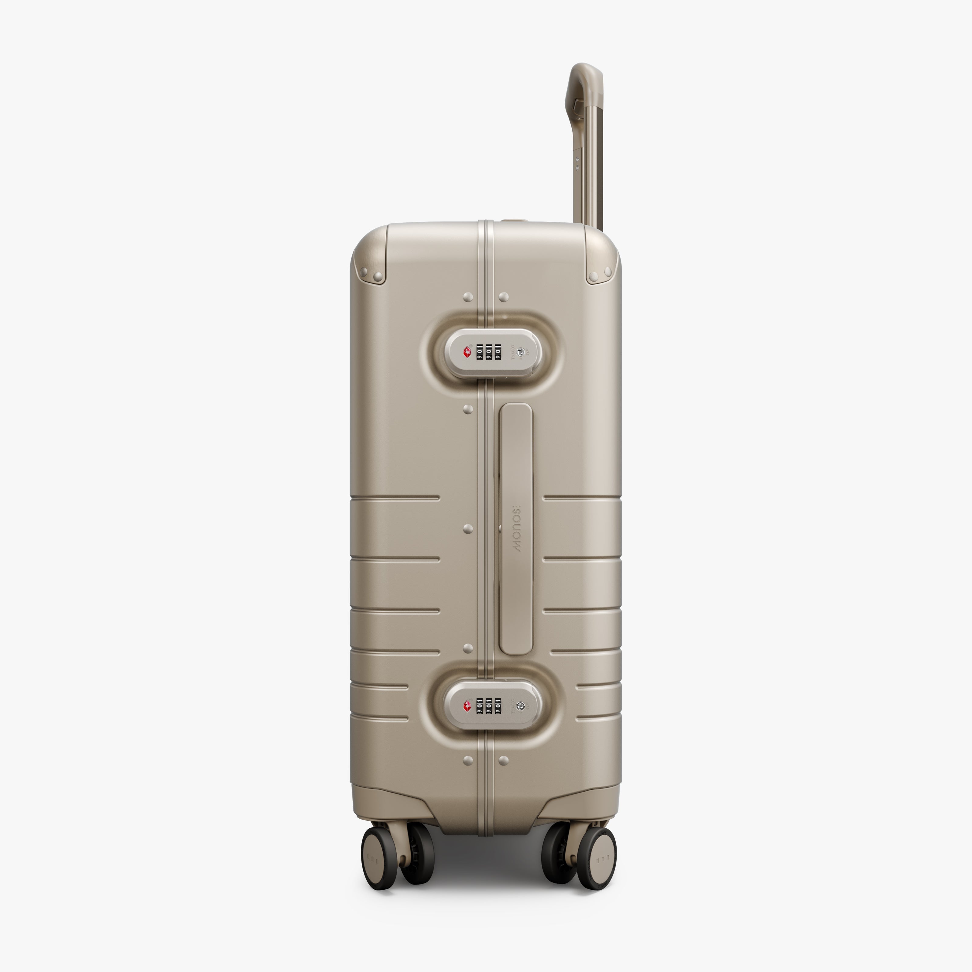 Hybrid Carry-On Luggage | Cabin Size Aluminum Suitcases, Monos Travel