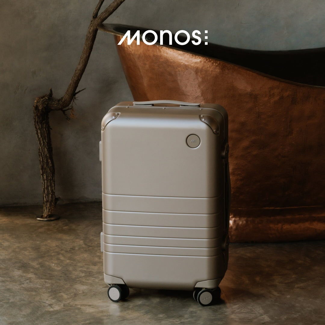 Hybrid Carry-On Plus Luggage | Cabin Size Aluminum Suitcases – Monos