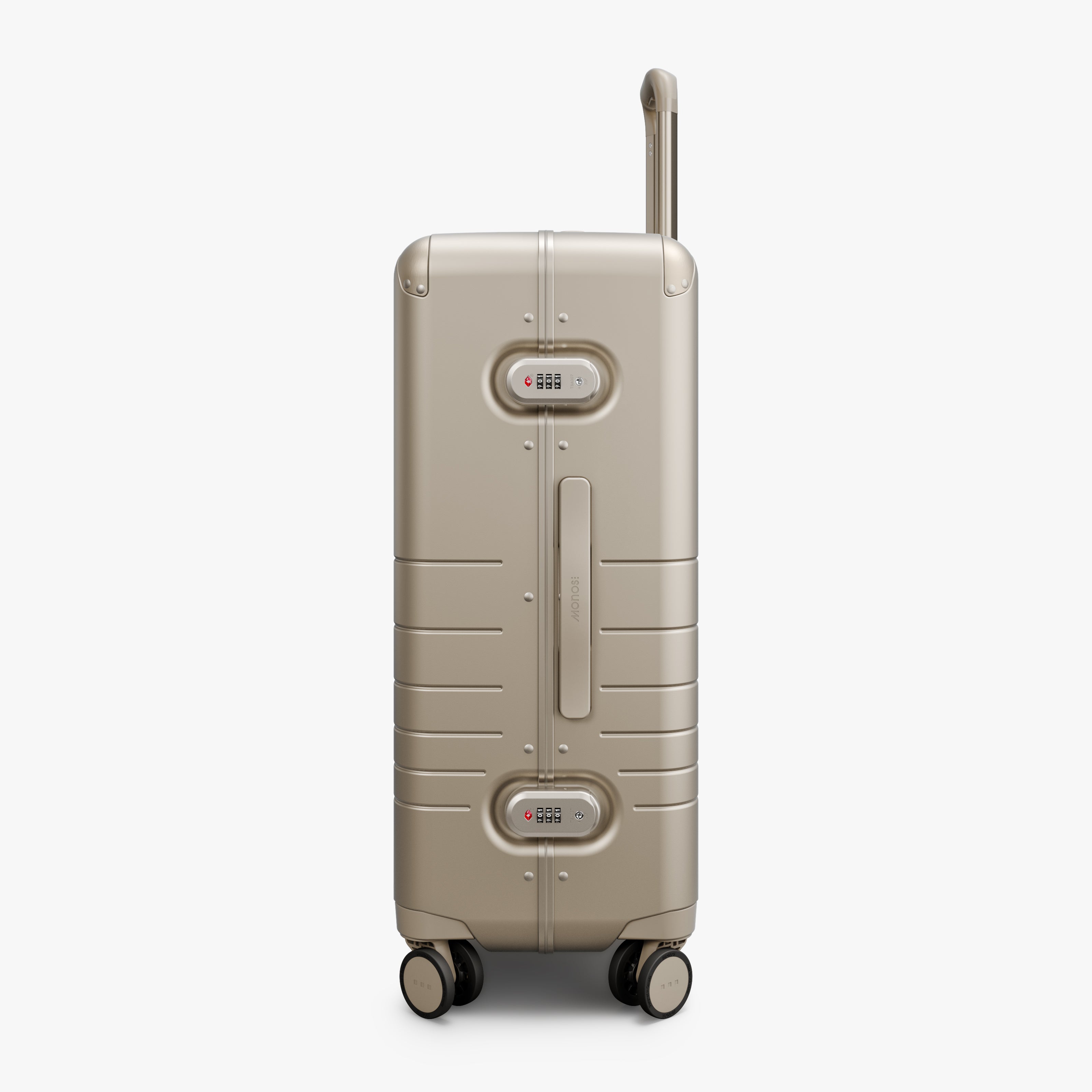 Hybrid Check-In Medium Luggage | Aluminum Suitcases – Monos