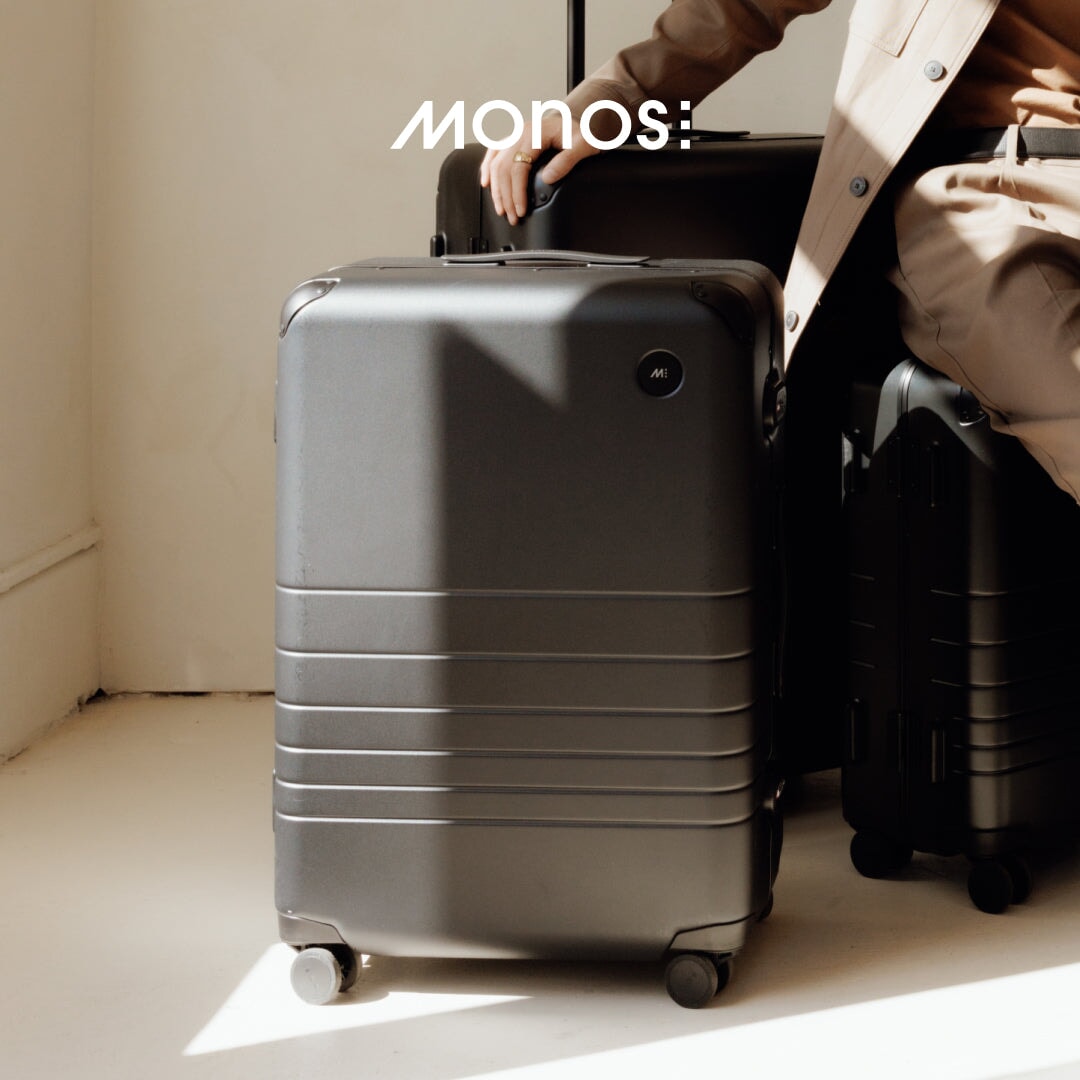 Hybrid Check-In Medium Luggage | Aluminum Suitcases – Monos